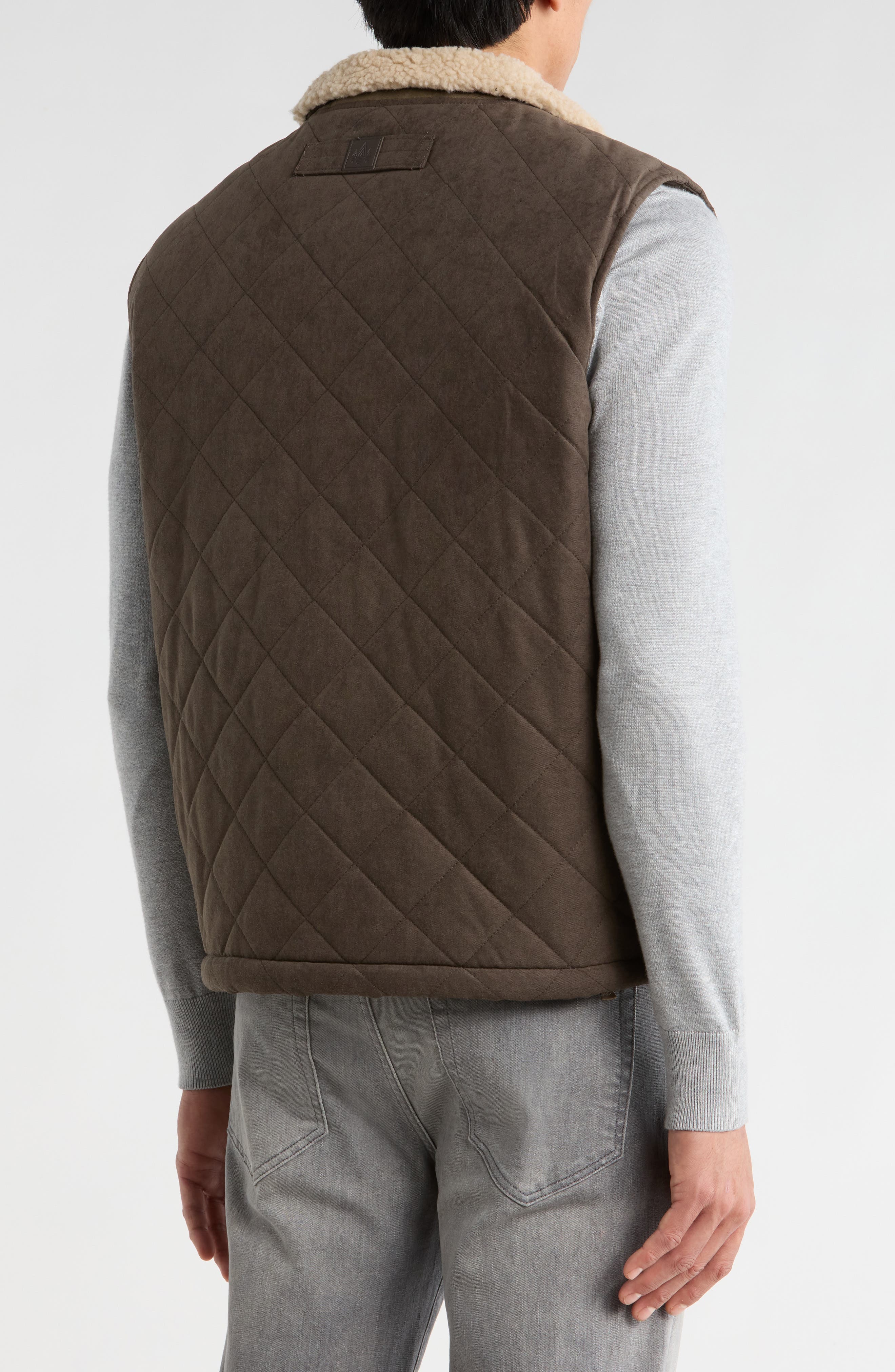 Rainforest Faux Shearling Lined Quilted Vest | Nordstromrack