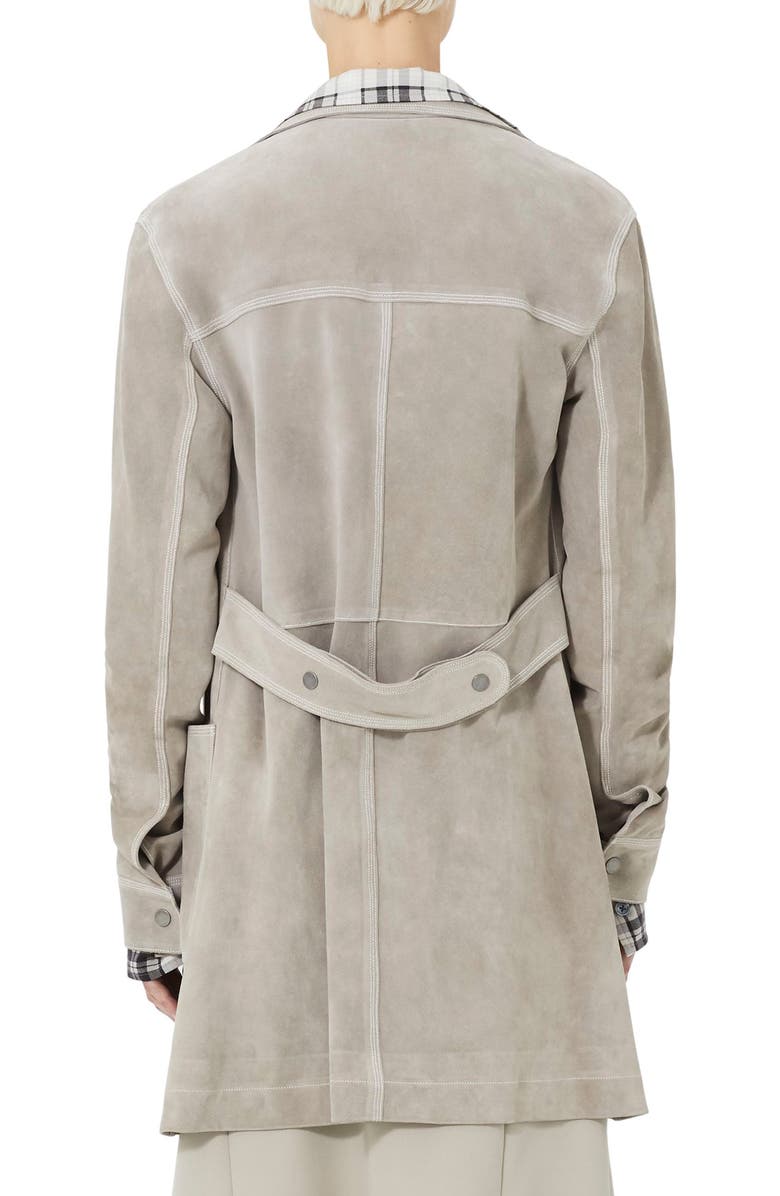 Marc Jacobs Martingale Belt Suede Coat | Nordstrom