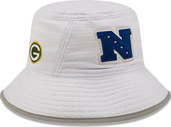 New Era Men's New Era White Green Bay Packers NFC Logo Pro Bowl Bucket ...