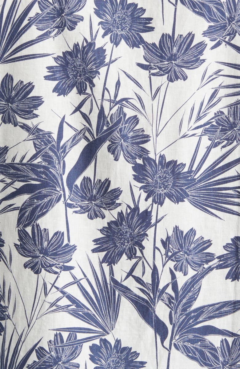 Rails Carson Floral Short Sleeve Linen Blend Button-Up Shirt ...