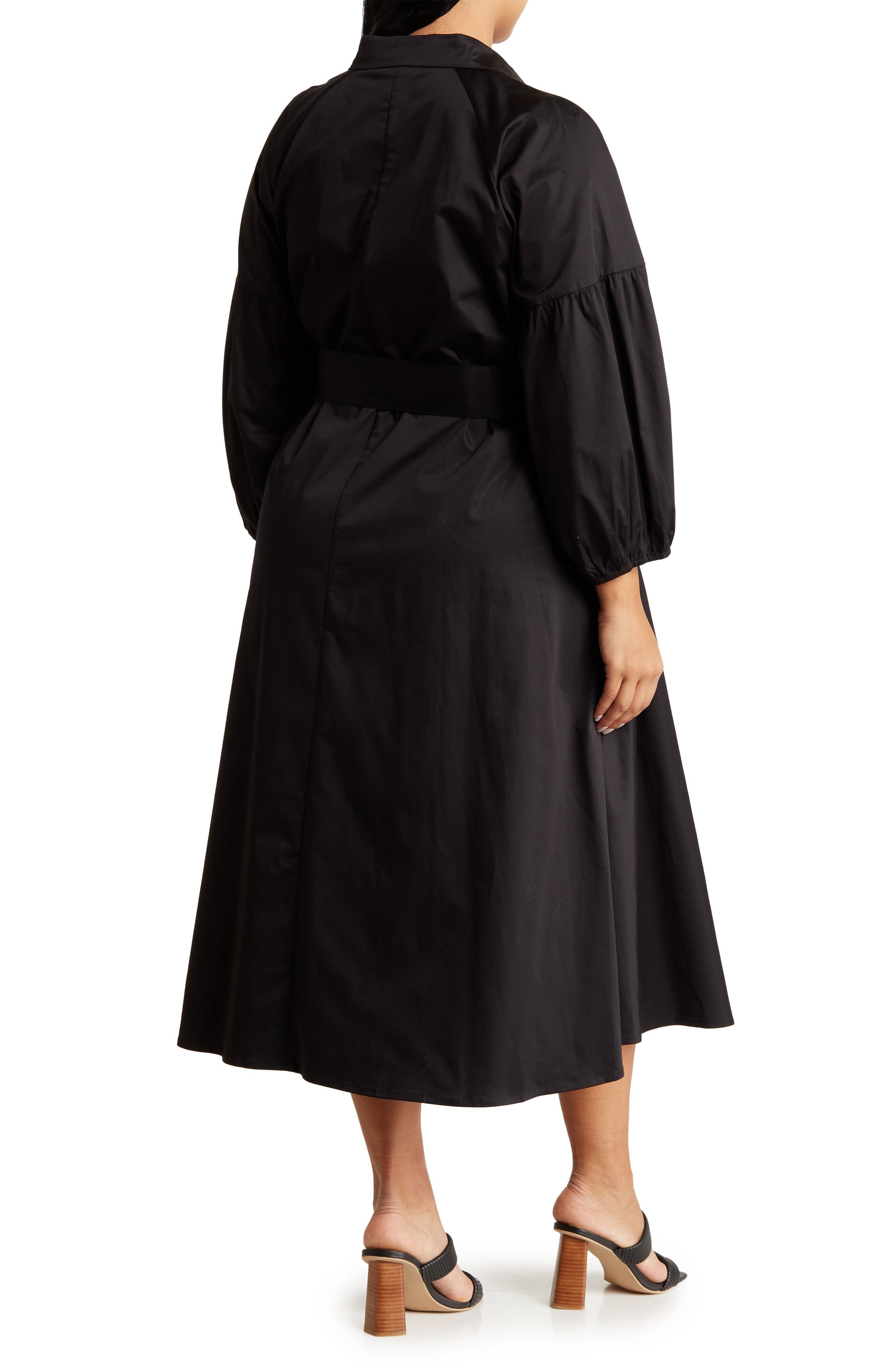 Renee C Button-Up Shirt Maxi Dress | Nordstromrack