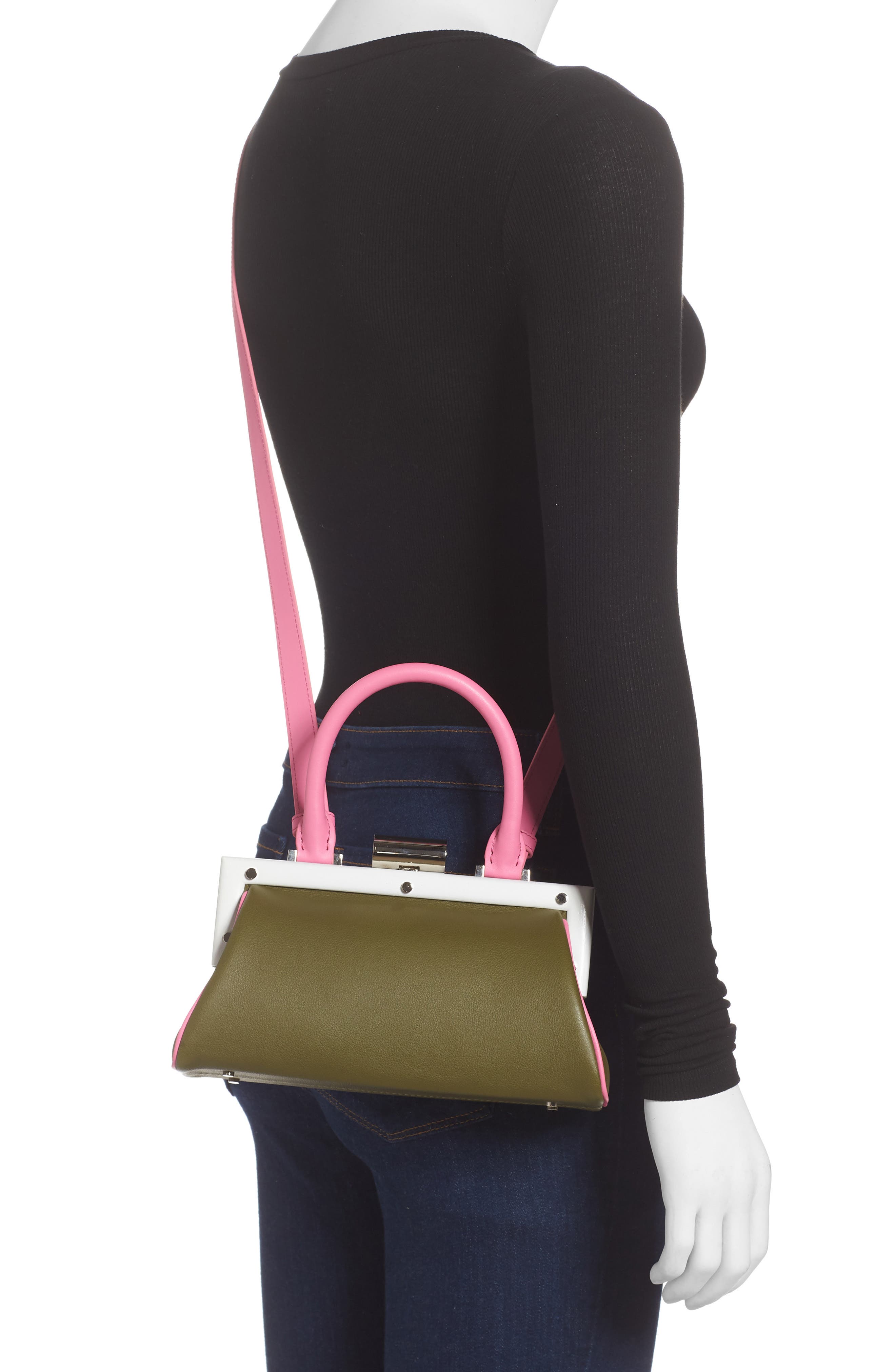 PERRIN Le Midi Leather Top Handle Bag | Nordstrom