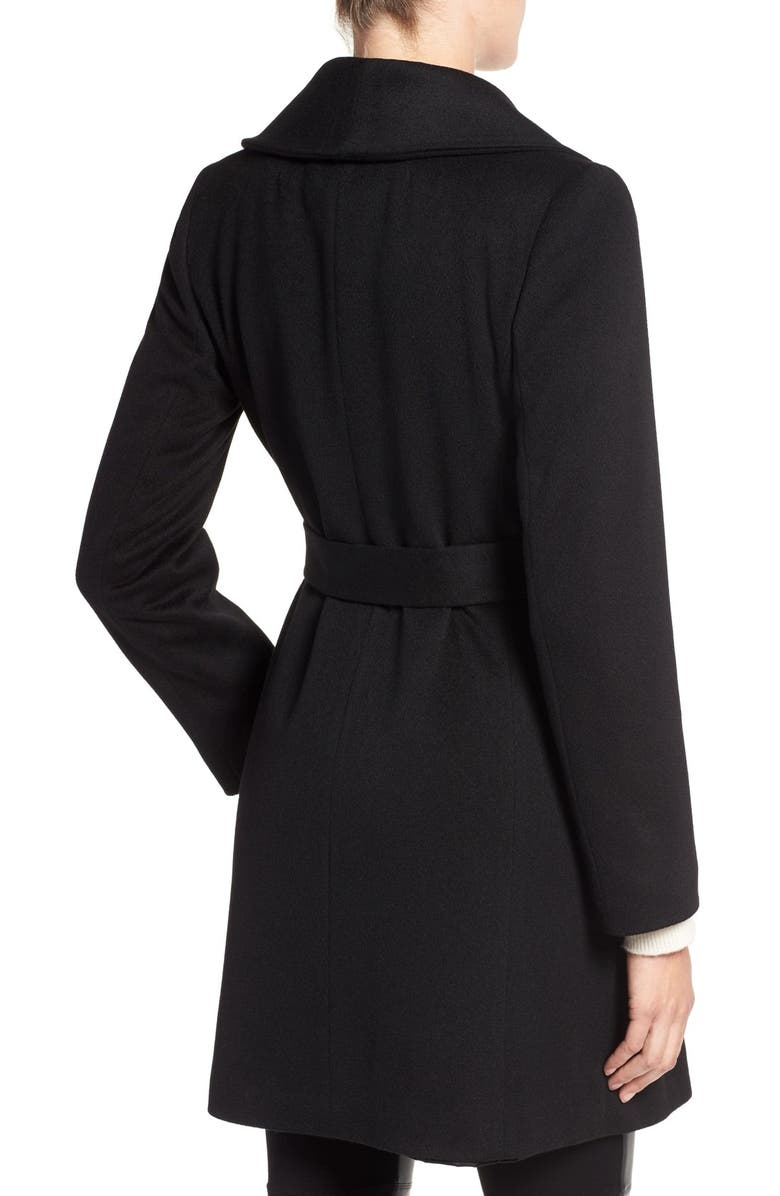 Fleurette Shawl Collar Cashmere Wrap Coat | Nordstrom