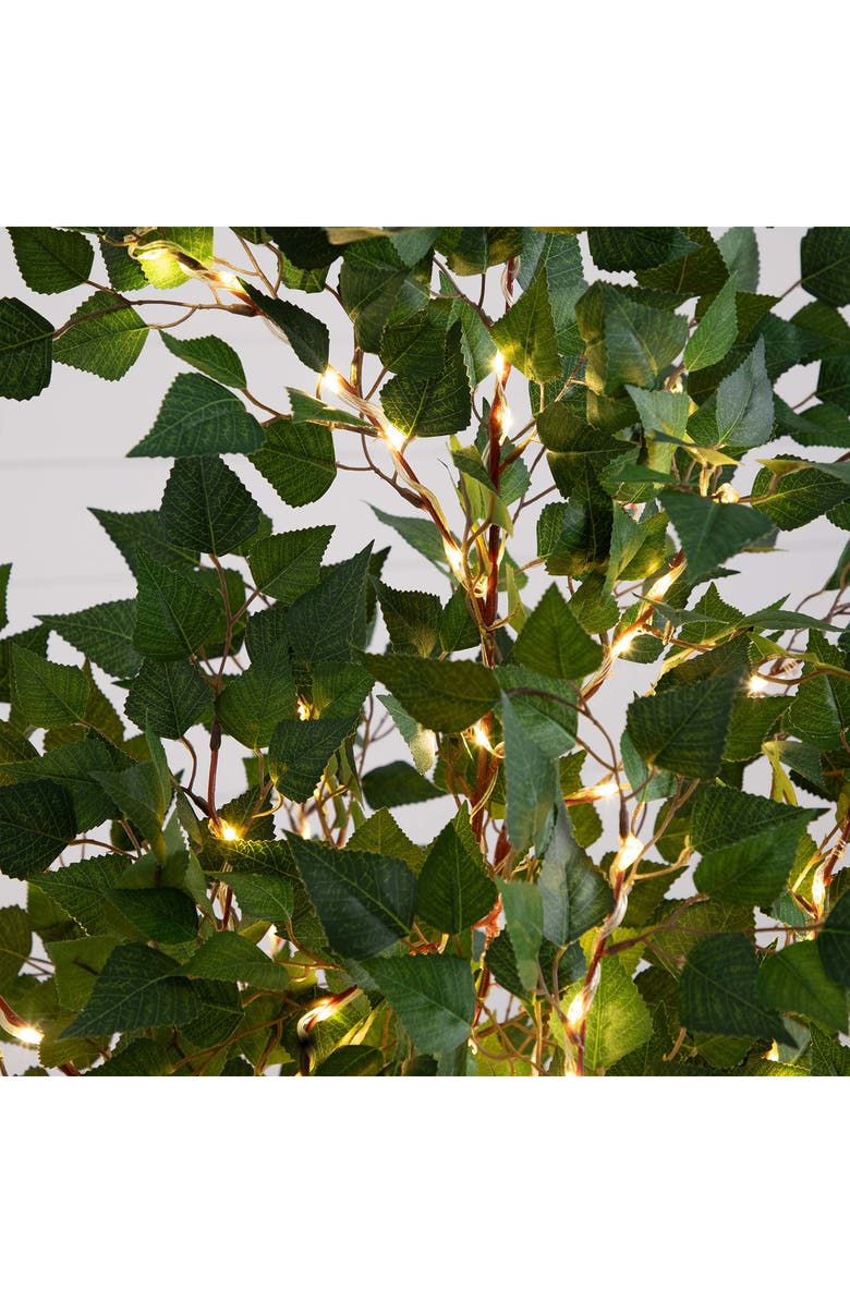 NEARLY NATURAL 5-Foot Pre-Lit Artificial Birch Tree | Nordstromrack