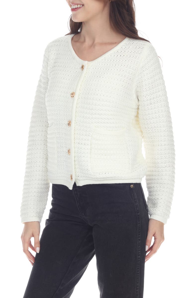 RAIN AND ROSE Button Front Cardigan | Nordstromrack
