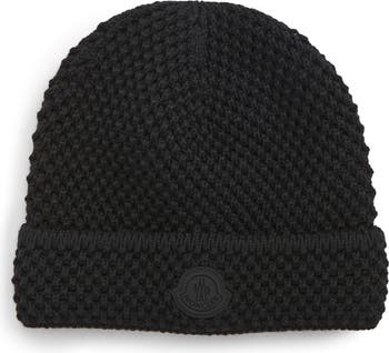 Moncler Bell Logo Wool Beanie | Nordstrom