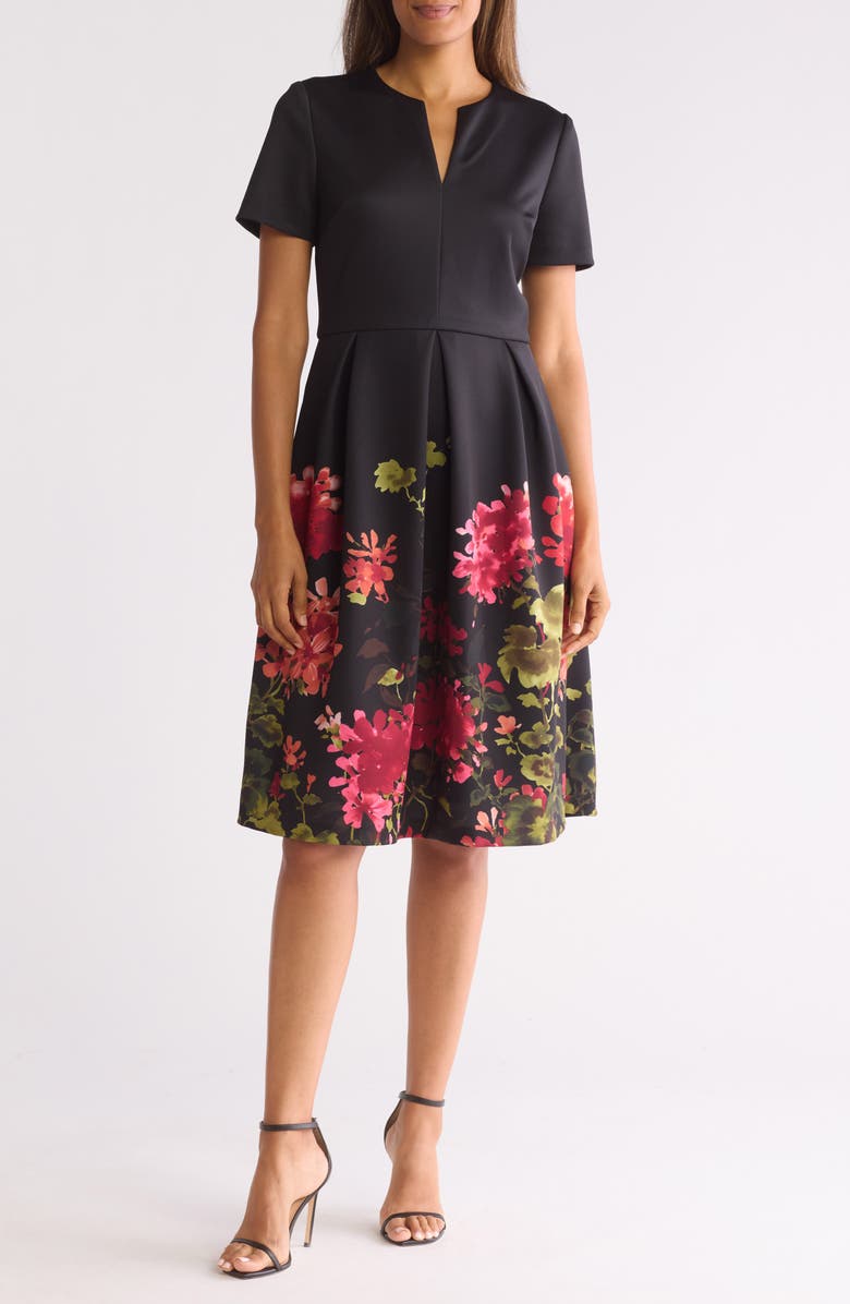 Donna Ricco Floral A-Line Dress | Nordstromrack