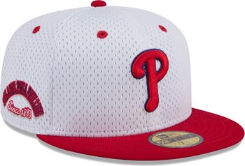 New Era Men's New Era White Philadelphia Phillies Throwback Mesh ...