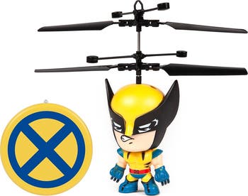 WORLD TECH TOYS Marvel 3.5" Wolverine Flying Figure IR Helicopter ...