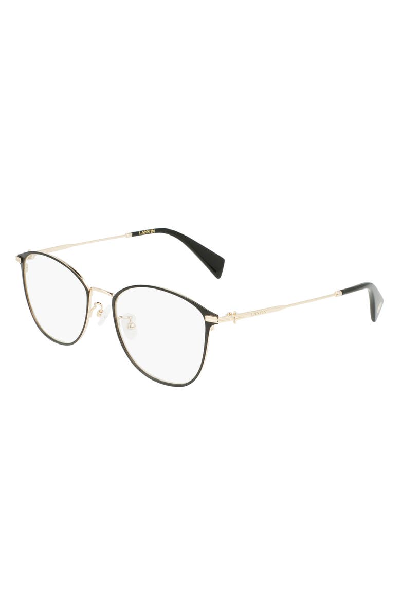 Lanvin 53mm Modified Rectangular Optical Glasses | Nordstromrack