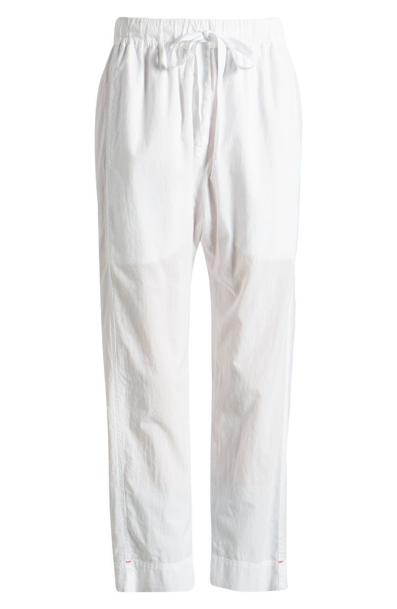 XÍRENA Draper Tie Waist Crop Cotton Pants | Nordstromrack