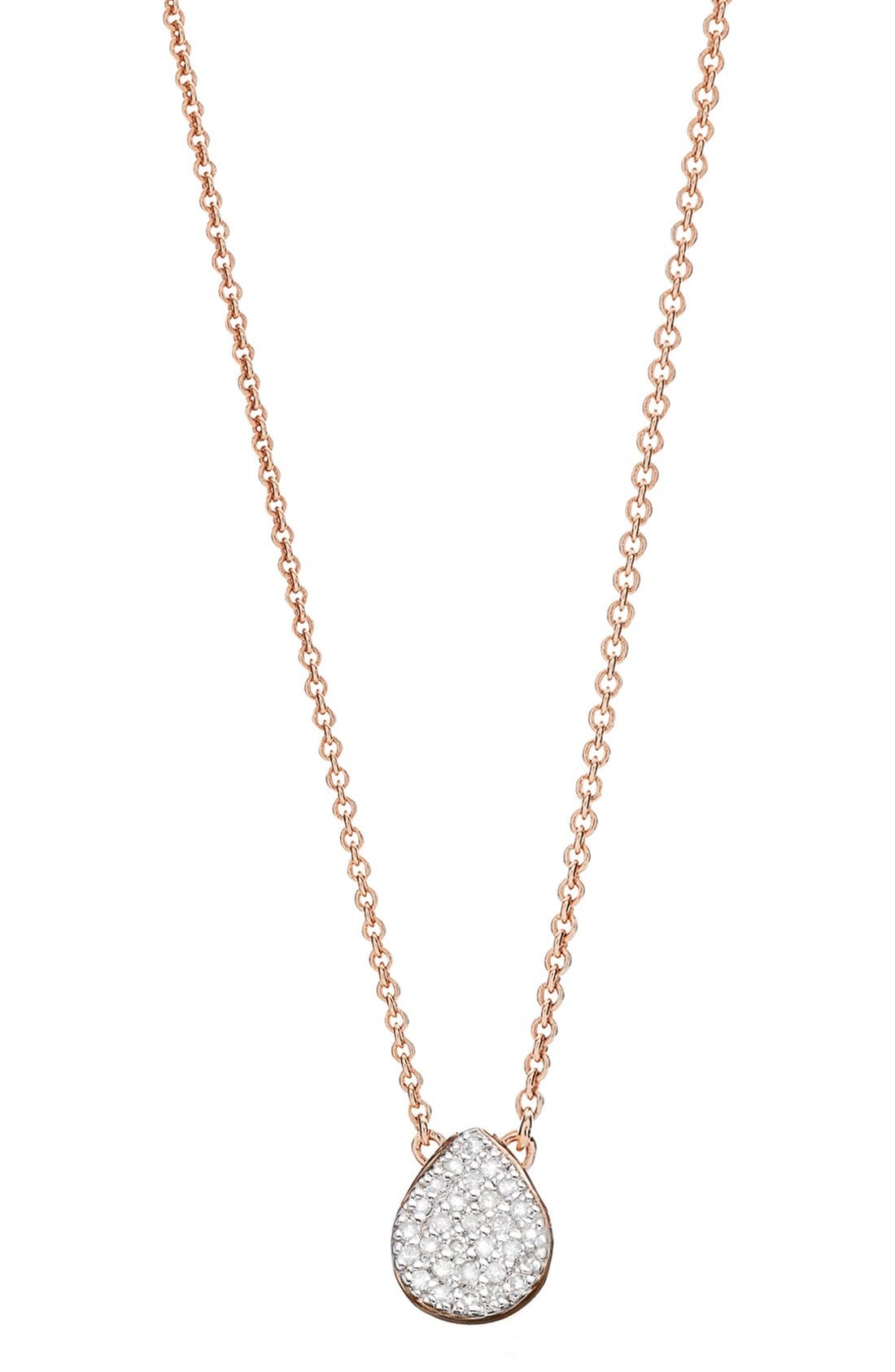 Monica Vinader Alma Diamond Pendant Necklace | Nordstromrack