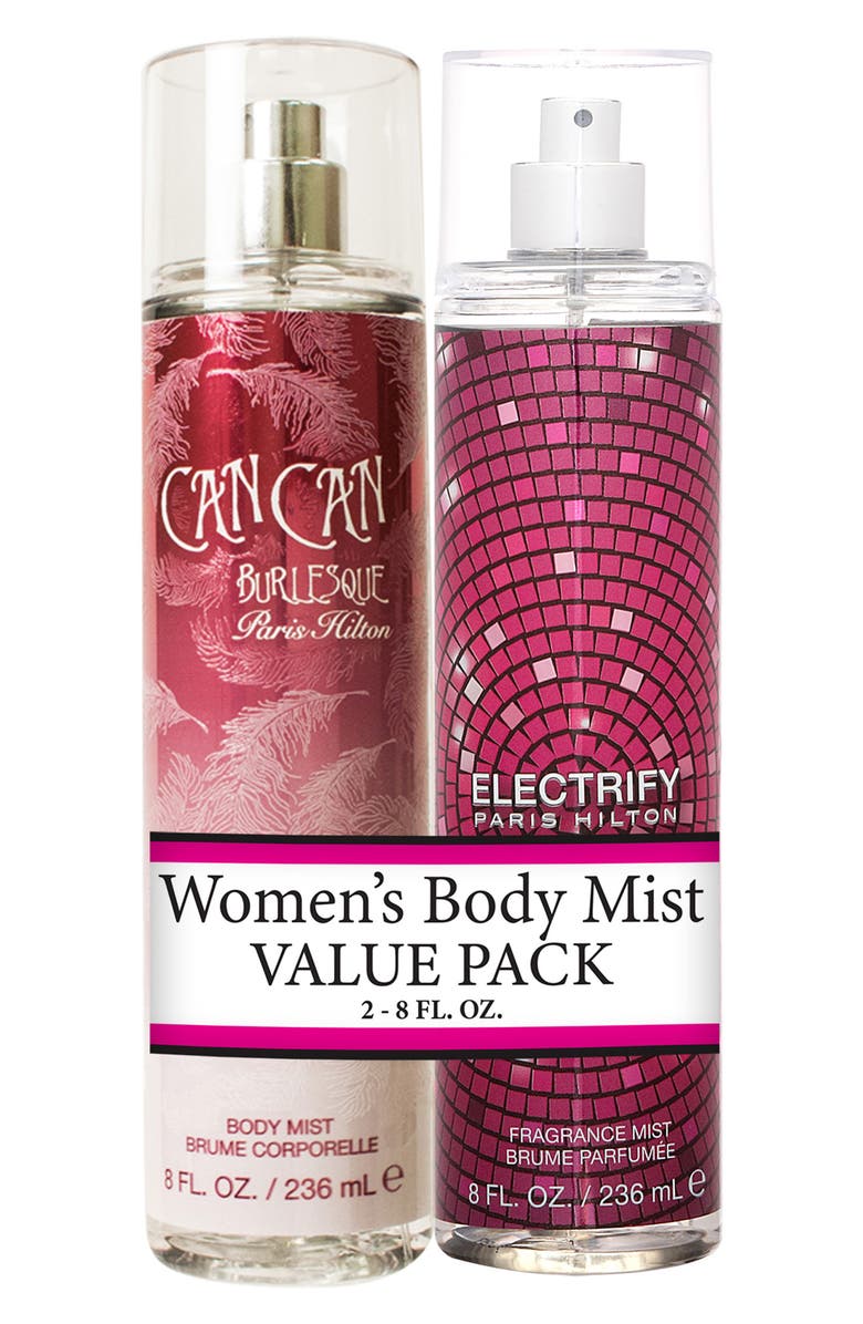 PARIS HILTON Can Can Burlesque & Electrify Body Mist Spray 2-Piece Set ...