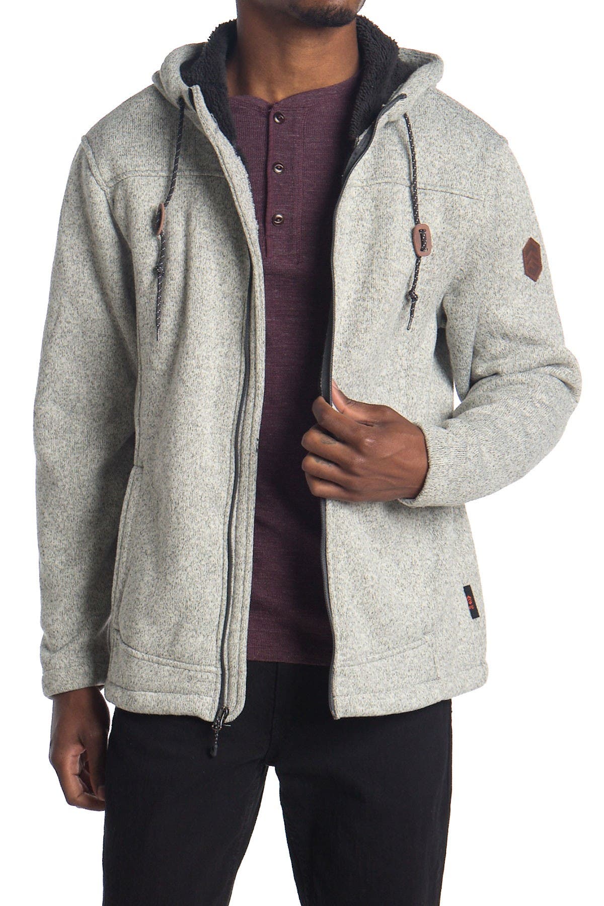 Free Country Faux Shearling Lined Zip Jacket | Nordstromrack
