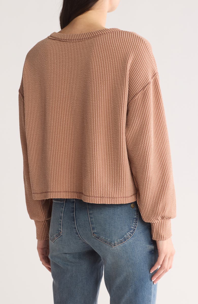 Lush Rib Knit Pocket Pullover | Nordstromrack