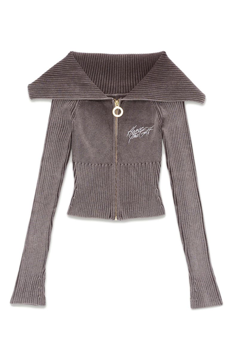 HONOR THE GIFT Shawl Collar Zip Cardigan | Nordstromrack
