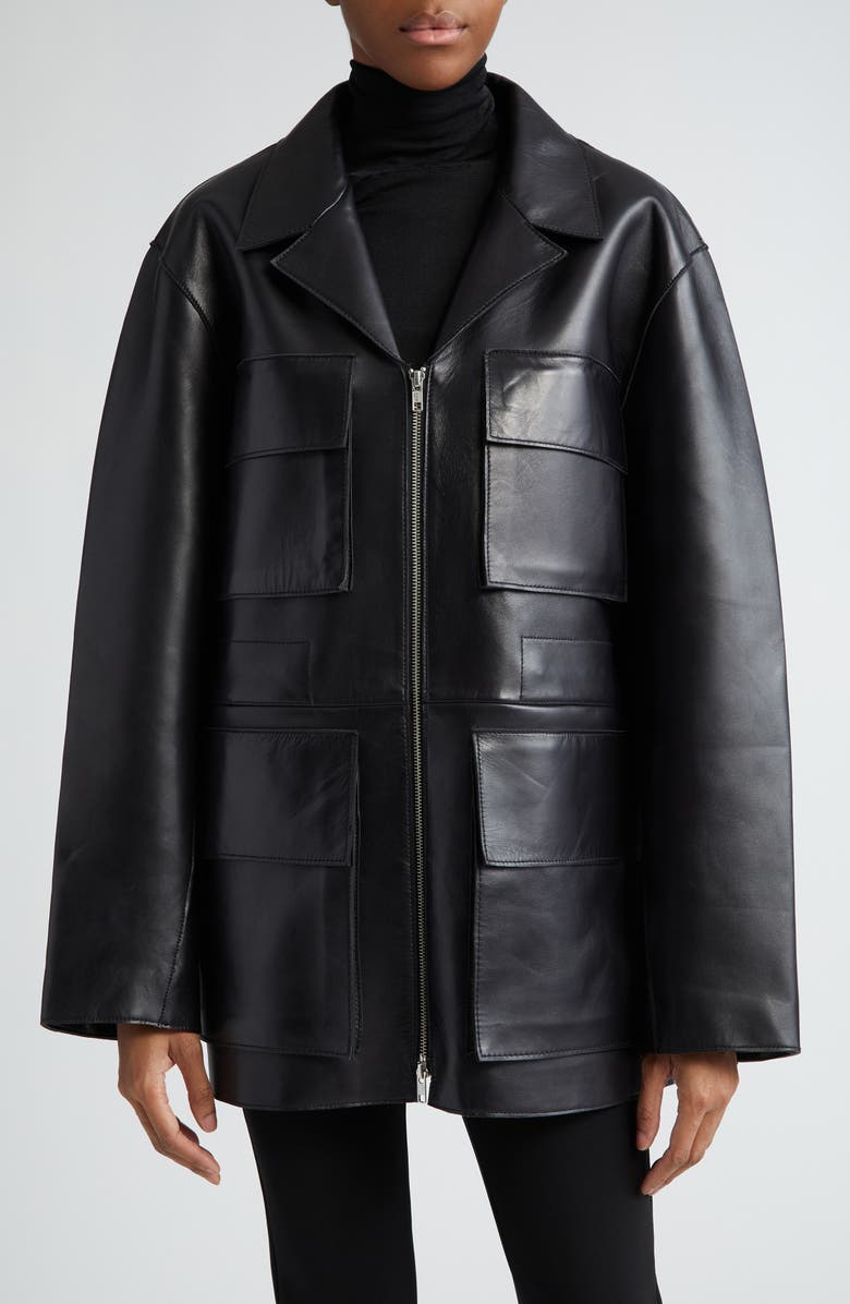 Stand Studio Rumi Lambskin Leather Jacket | Nordstrom