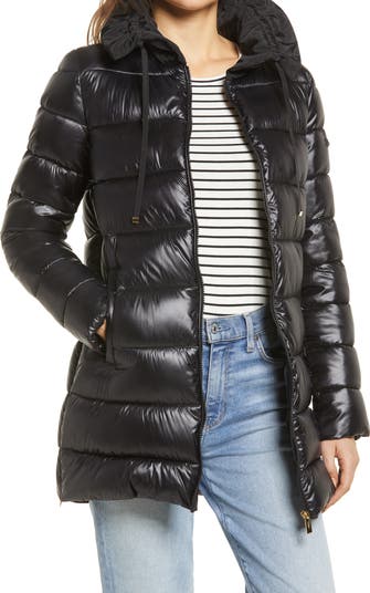 Via Spiga Packable Water Repellent Puffer Jacket | Nordstrom