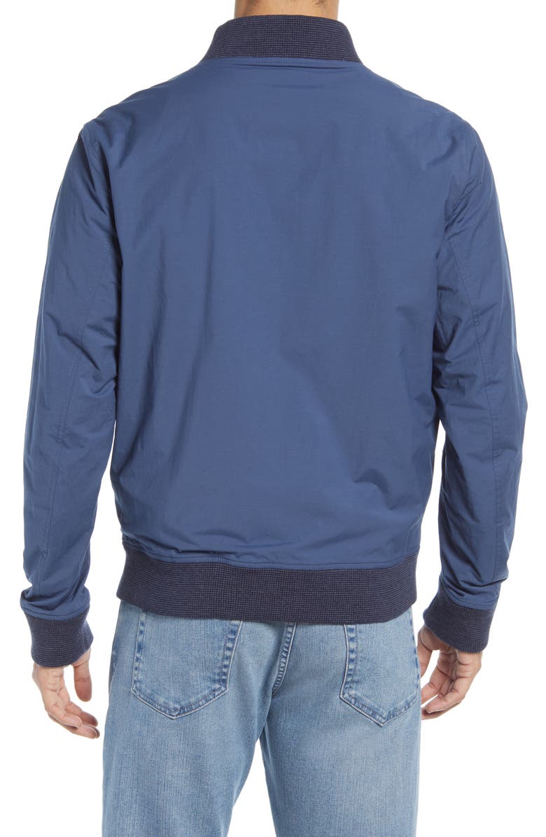 Faherty Transition Men's Stretch Cotton Blend Bomber Jacket | Nordstromrack