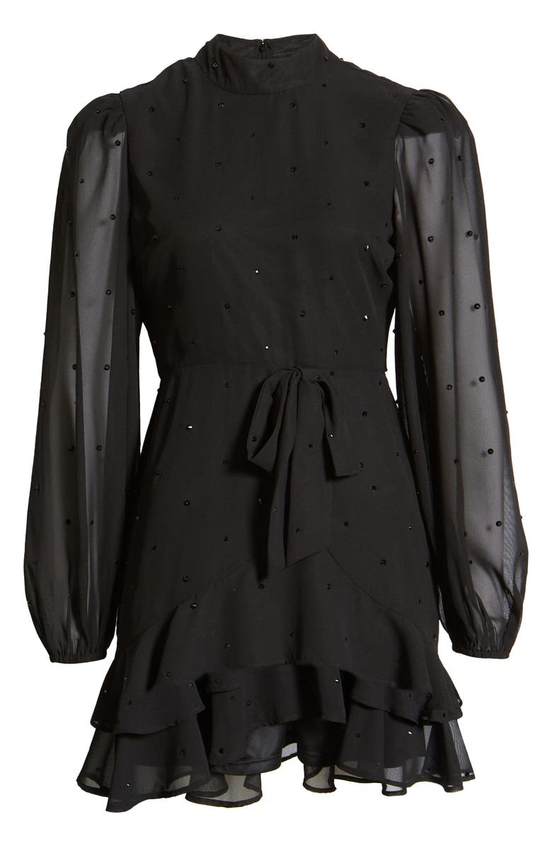 RAHI Glimmer Long Sleeve Minidress | Nordstromrack