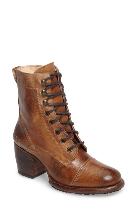Women's Brown Lace-Up Boots | Nordstrom