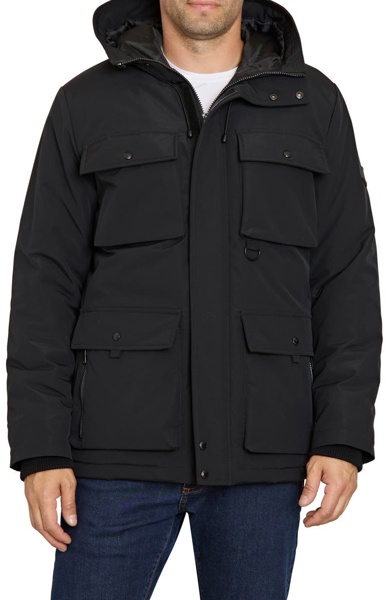 Sam Edelman Water Resistant Cargo Pocket Parka | Nordstromrack