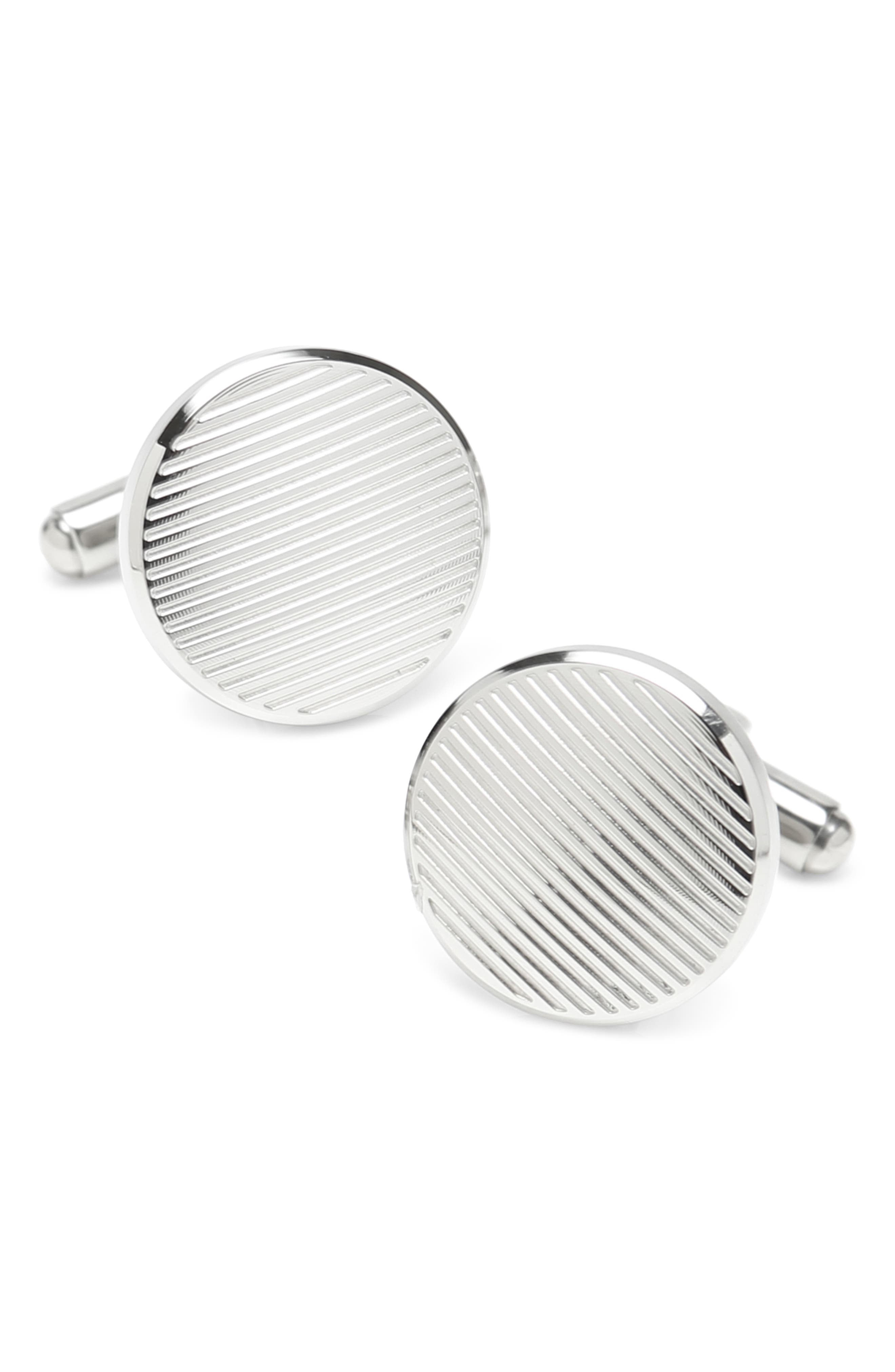 Cufflinks, Inc. Line Stainless Steel Cuff Links | Nordstromrack