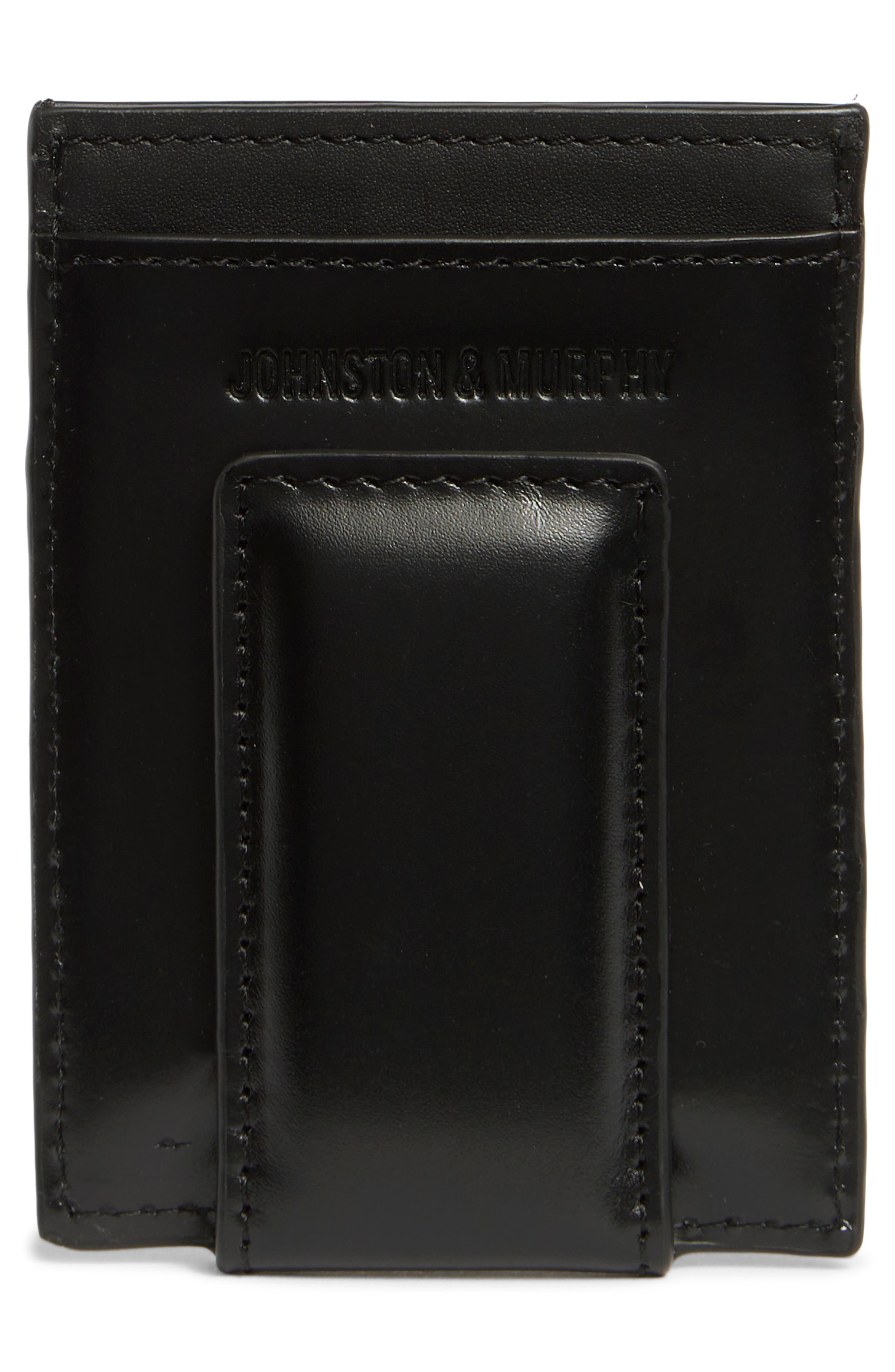 Johnston & Murphy Brushoff Leather Pocket Card Wallet | Nordstromrack