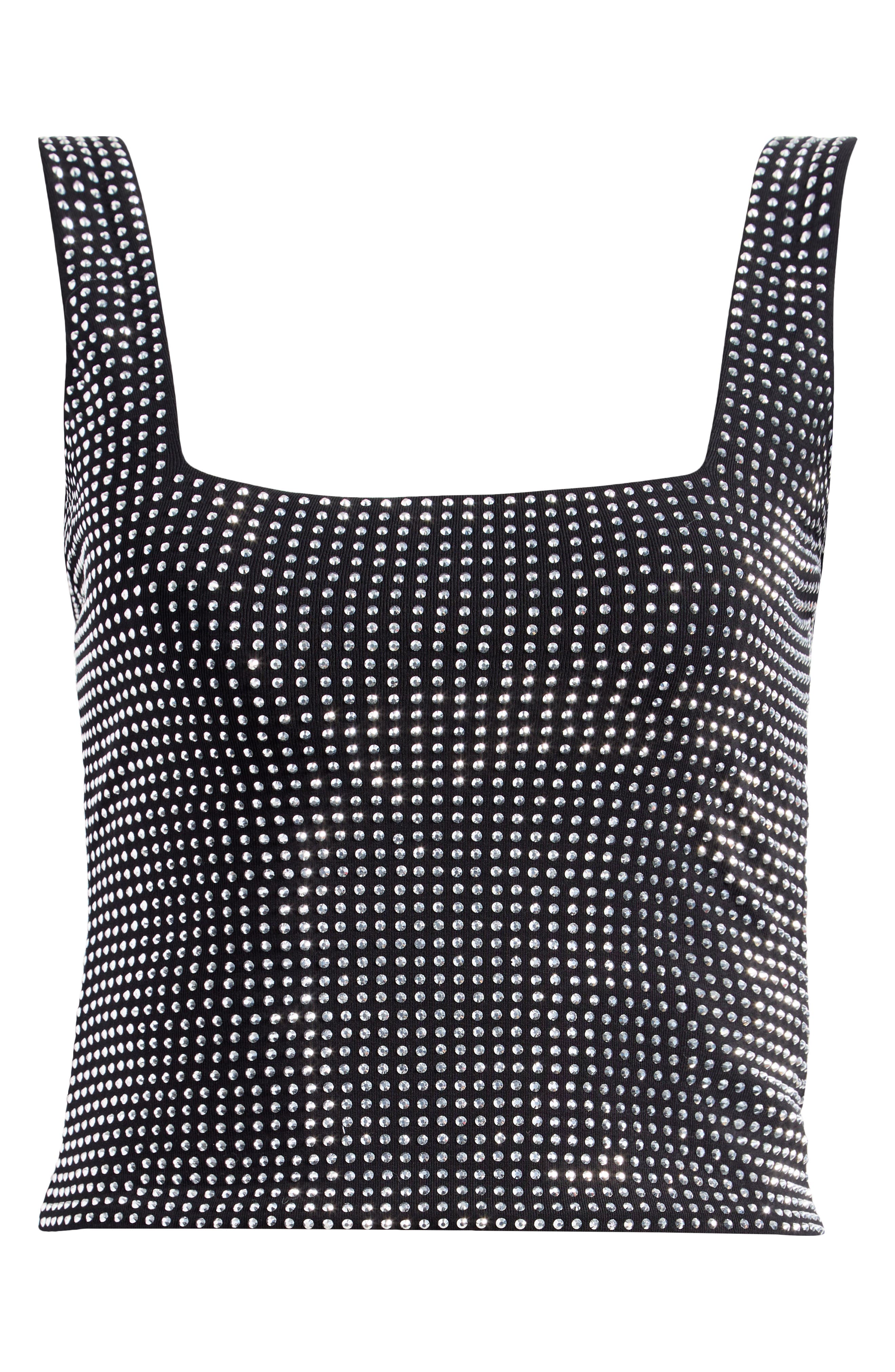 Good American Crystal Embellished Tank | Nordstromrack