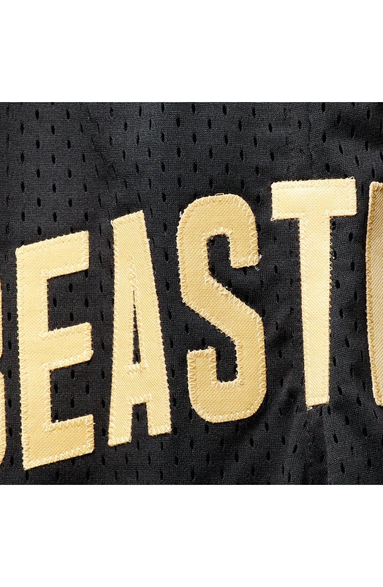 New Jersey Sets Men's Black/Gold Beast Mode Varsity Basketball Shorts ...