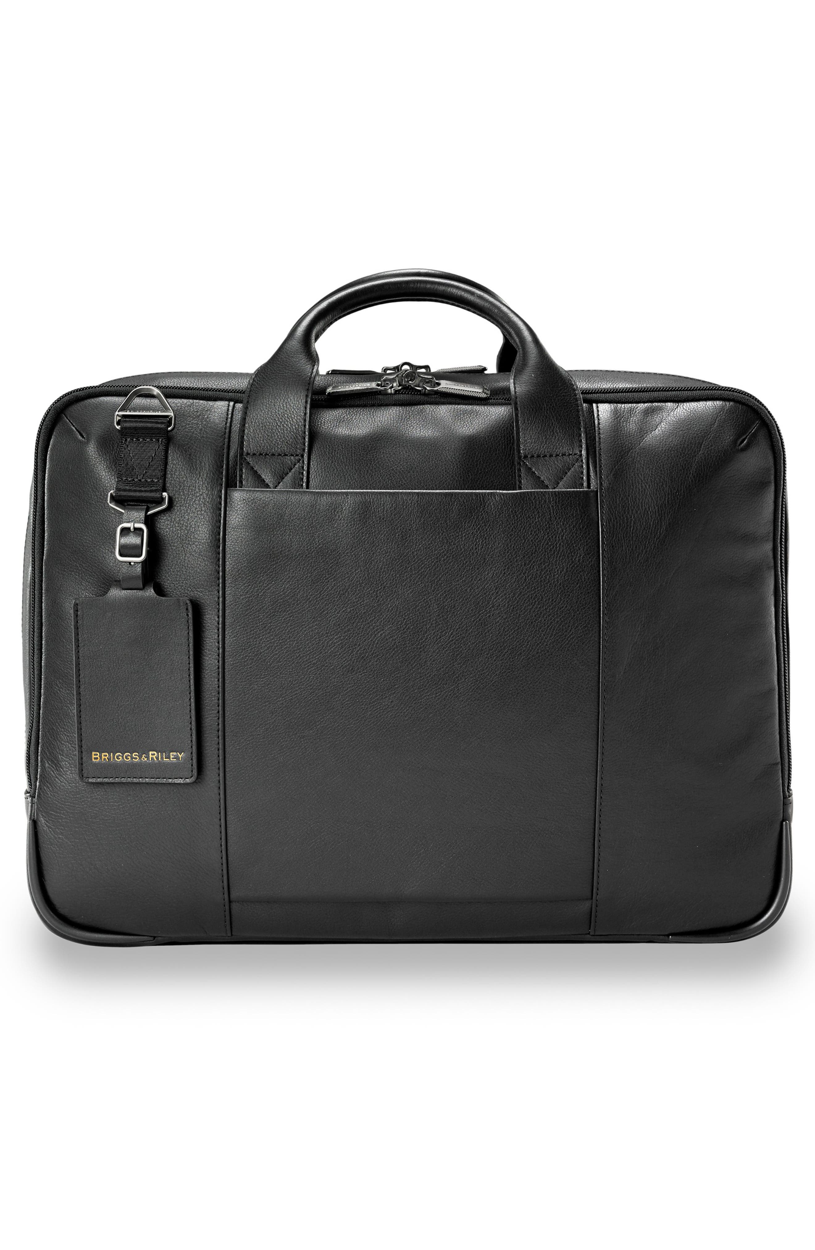 Briggs & Riley Medium Leather Briefcase | Nordstromrack