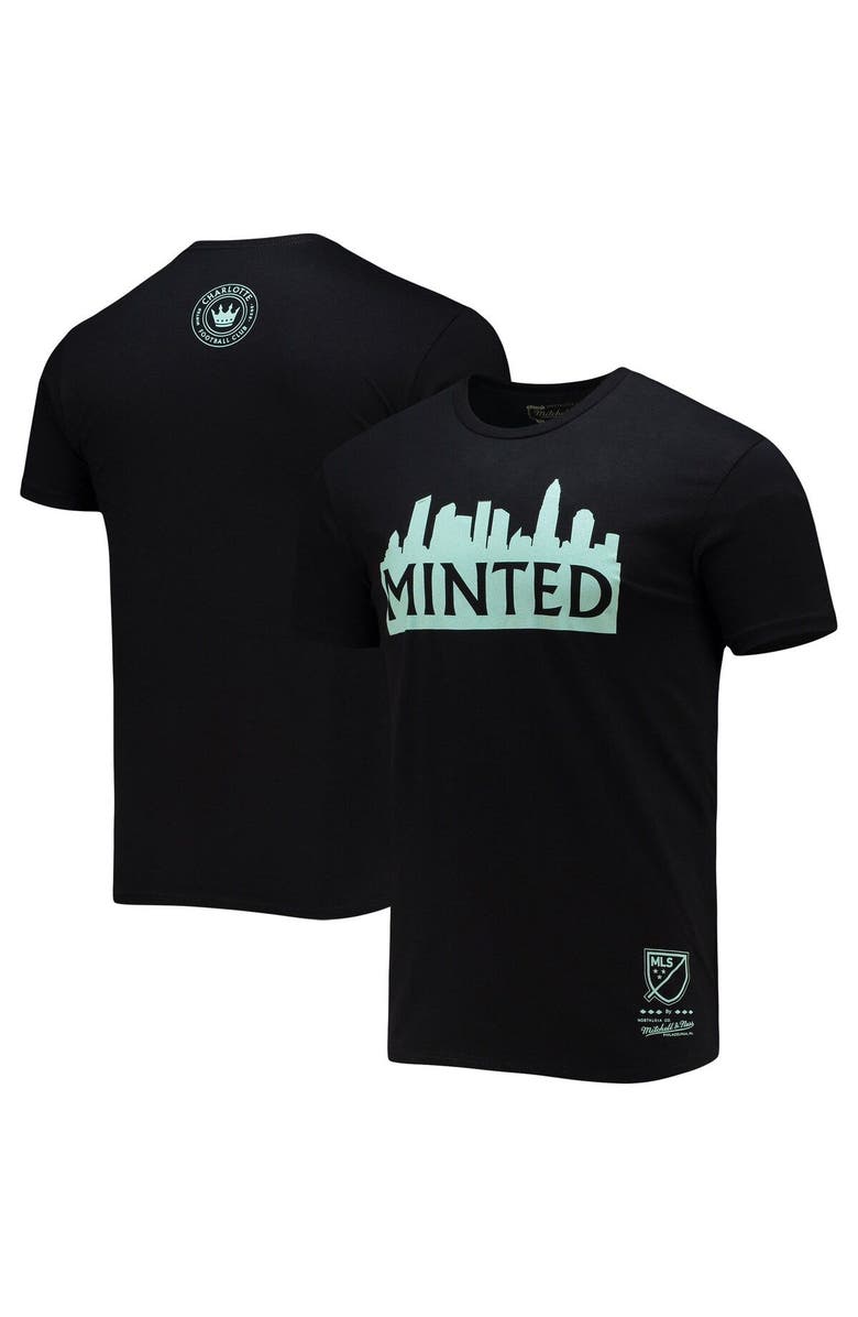 Mitchell & Ness Men's Mitchell & Ness Black Charlotte FC Minted Skyline ...