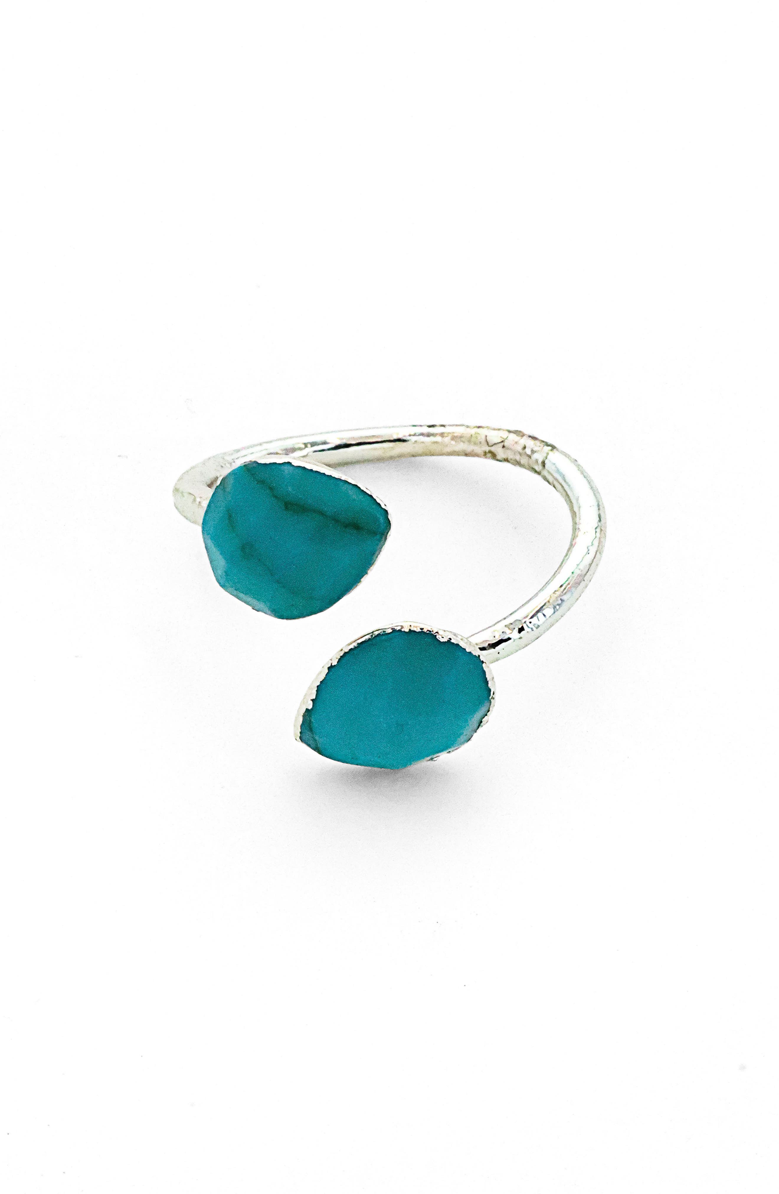 Panacea Imitation Turquoise Bypass Ring | Nordstromrack