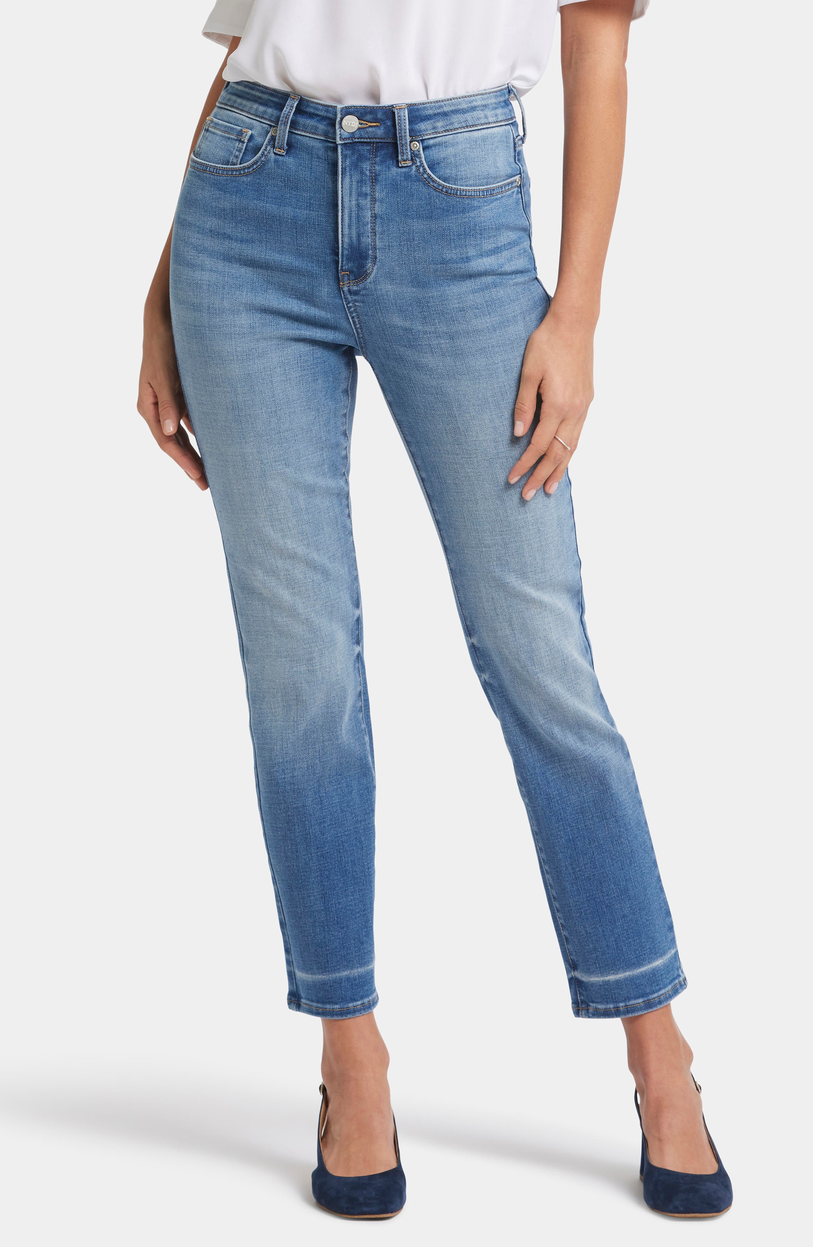 NYDJ Sheri High Waist Ankle Slim Jeans | Nordstromrack