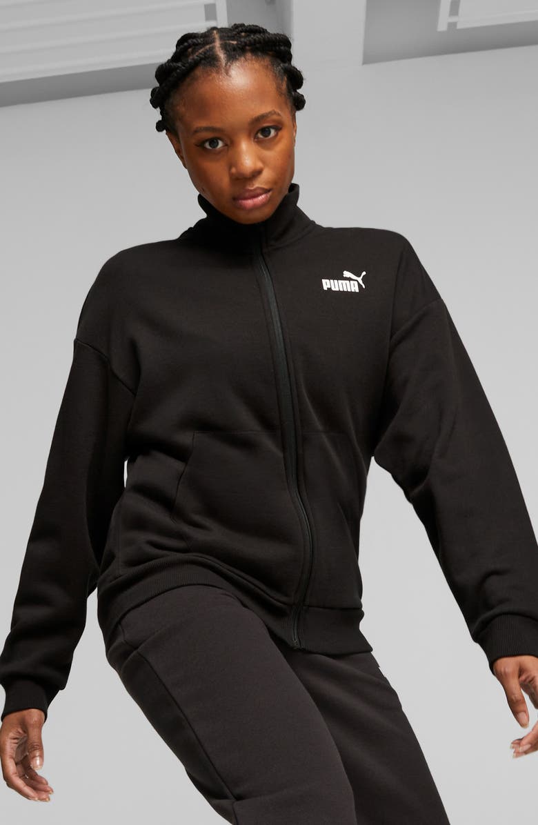 PUMA ESS+ Small Logo Stand Collar Zip-Up Jacket | Nordstromrack