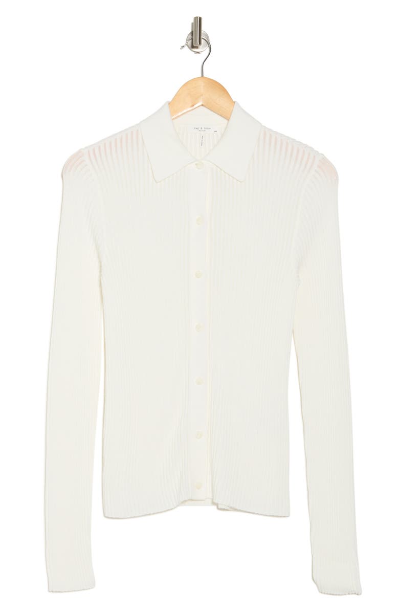rag & bone Destiny Button Down Long Sleeve Shirt | Nordstromrack