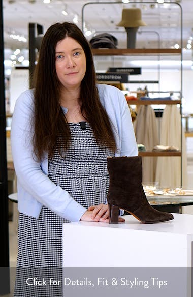 Madewell Septime Square Toe Bootie (Women) | Nordstrom