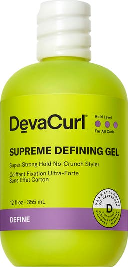 DevaCurl Supreme Defining Gel Super-Strong Hold No-Crunch Styler ...