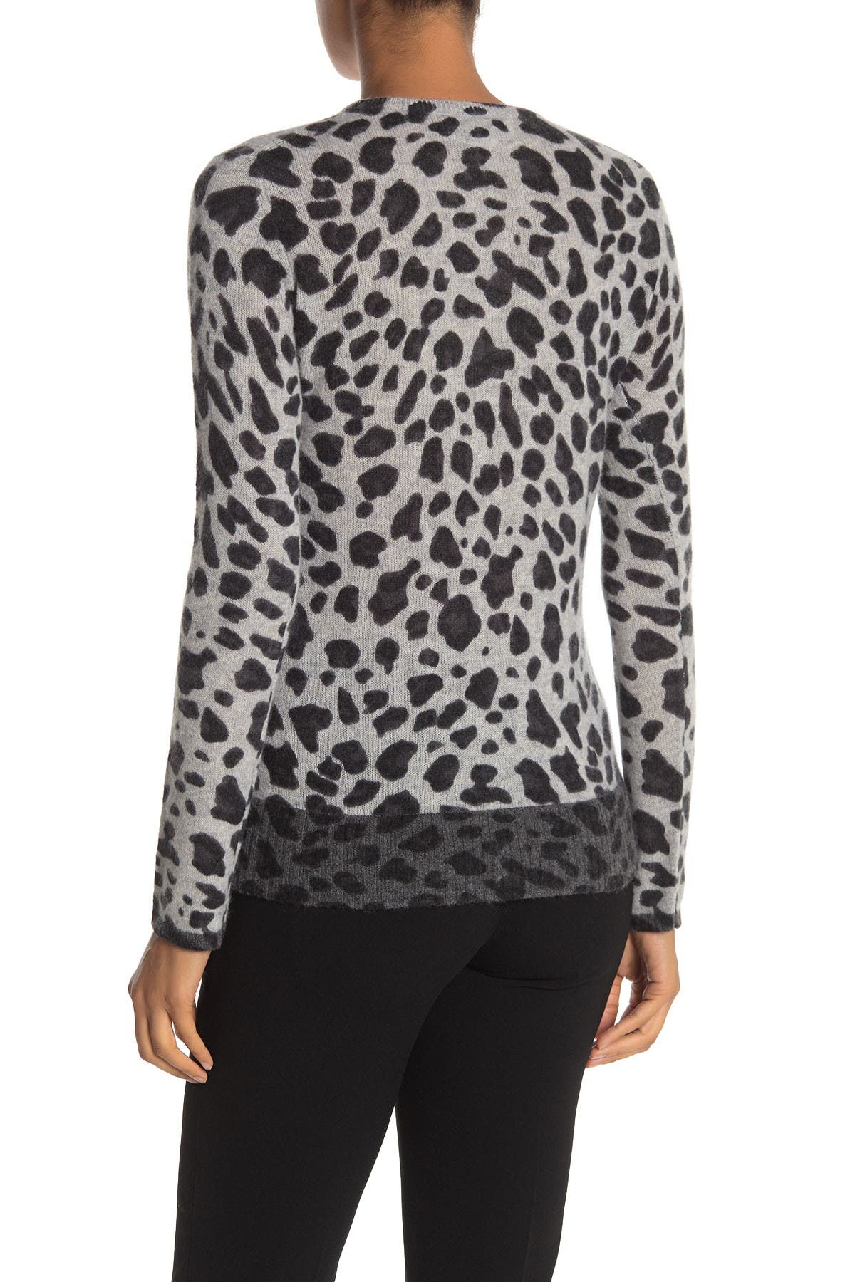 M Magaschoni Leopard Print Cashmere Sweater | Nordstromrack