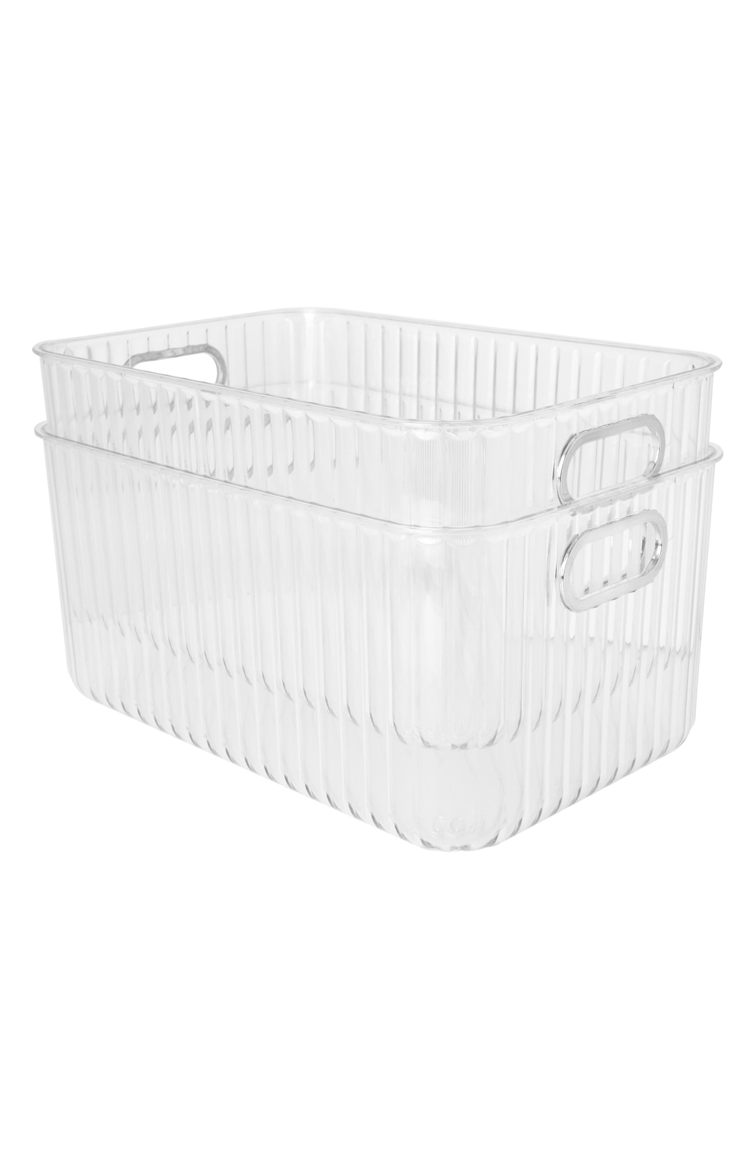 Gourmet Home Products 2-Pack Large Fluted Storage Bins | Nordstromrack