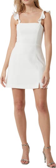 French Connection Whisper Ruffle Strap Minidress | Nordstrom