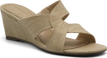 Adrienne Vittadini Aiden Wedge Sandal (Women) | Nordstromrack