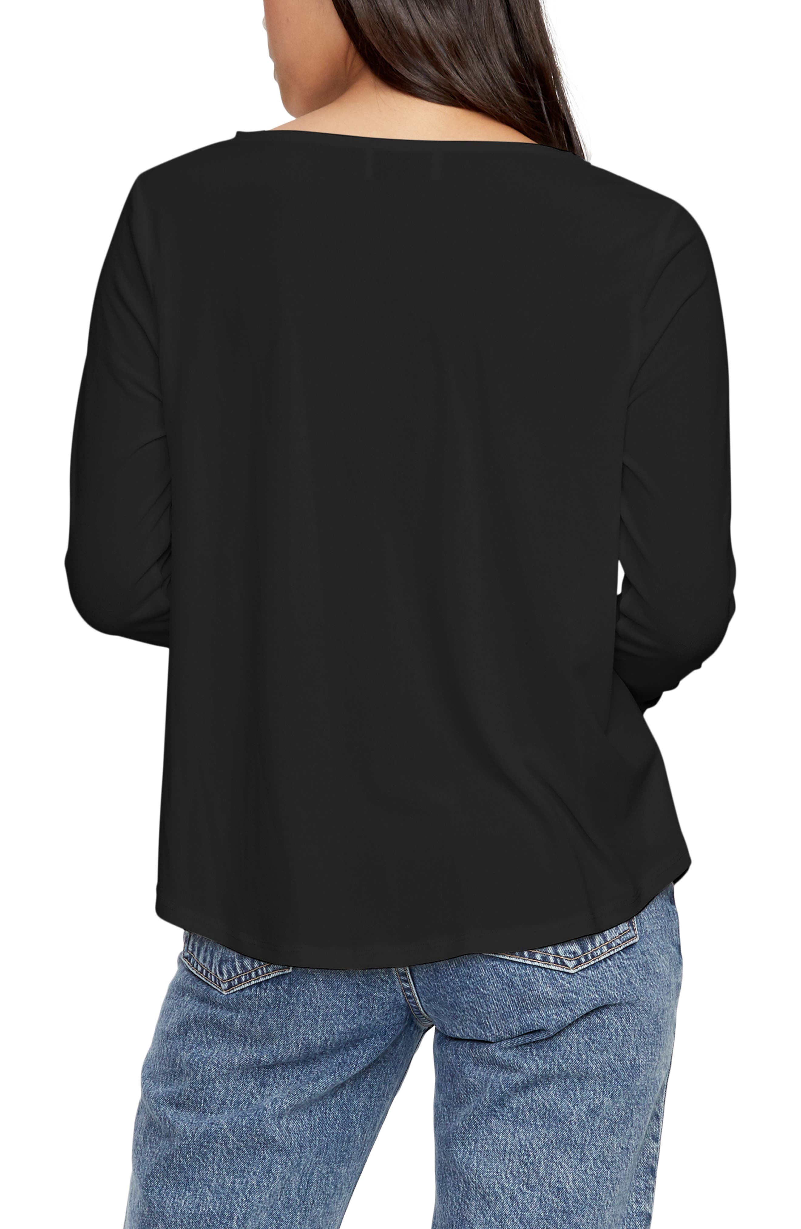 Michael Stars Laurel Shirred Sleeve Top | Nordstromrack