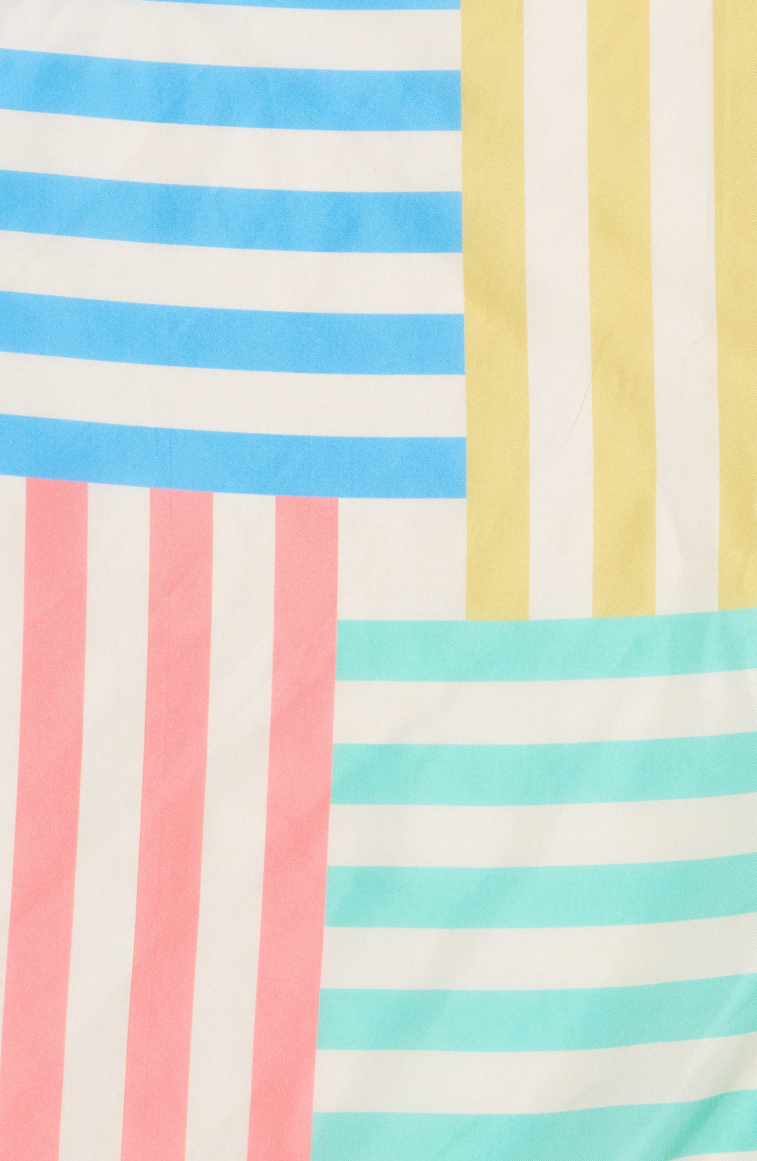 Kurt Geiger London Mixed Stripe Silk Bandana Scarf | Nordstromrack