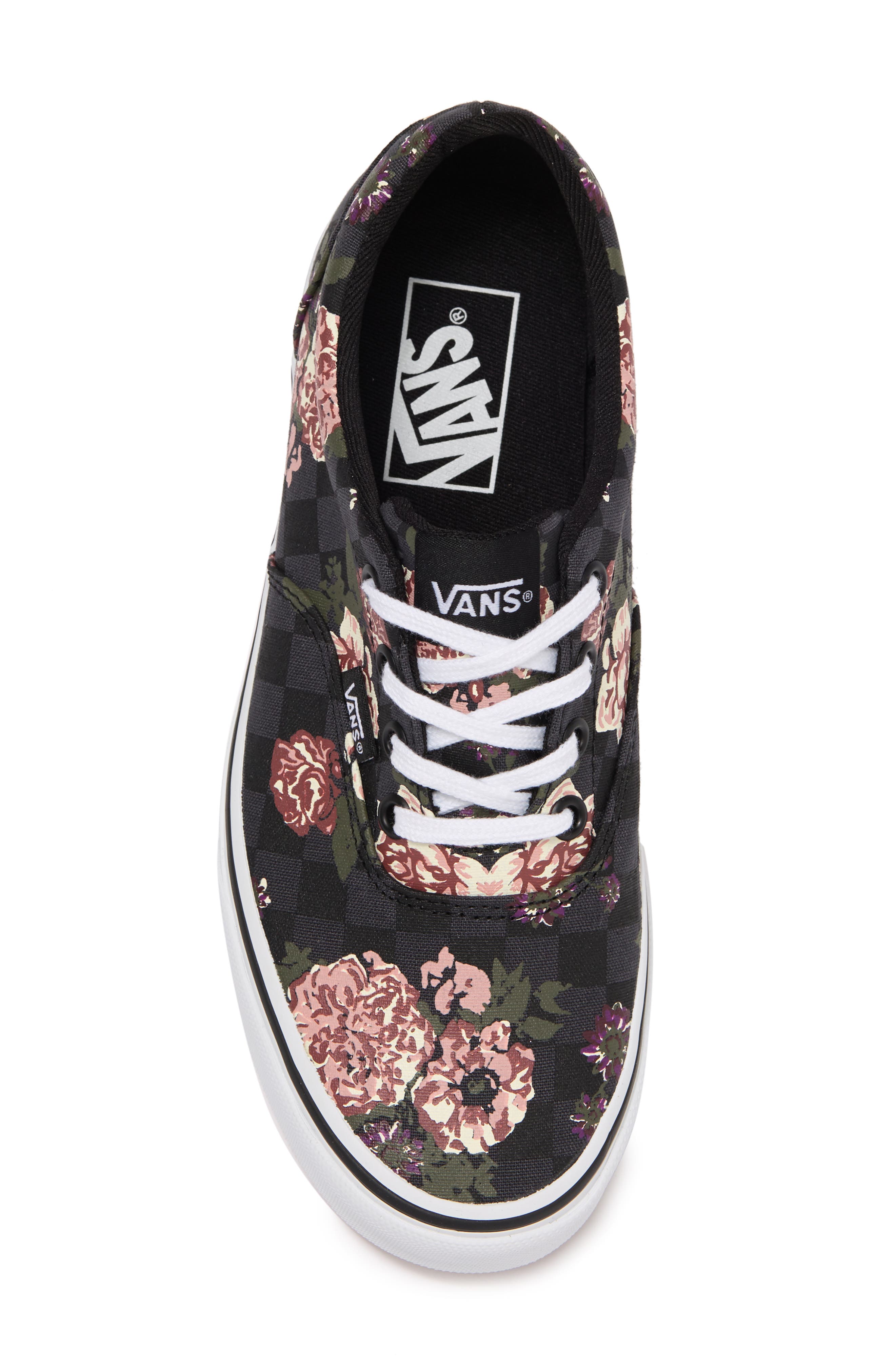 Vans Doheny Flowers Checkerboard Lace-up Sneaker | Nordstromrack