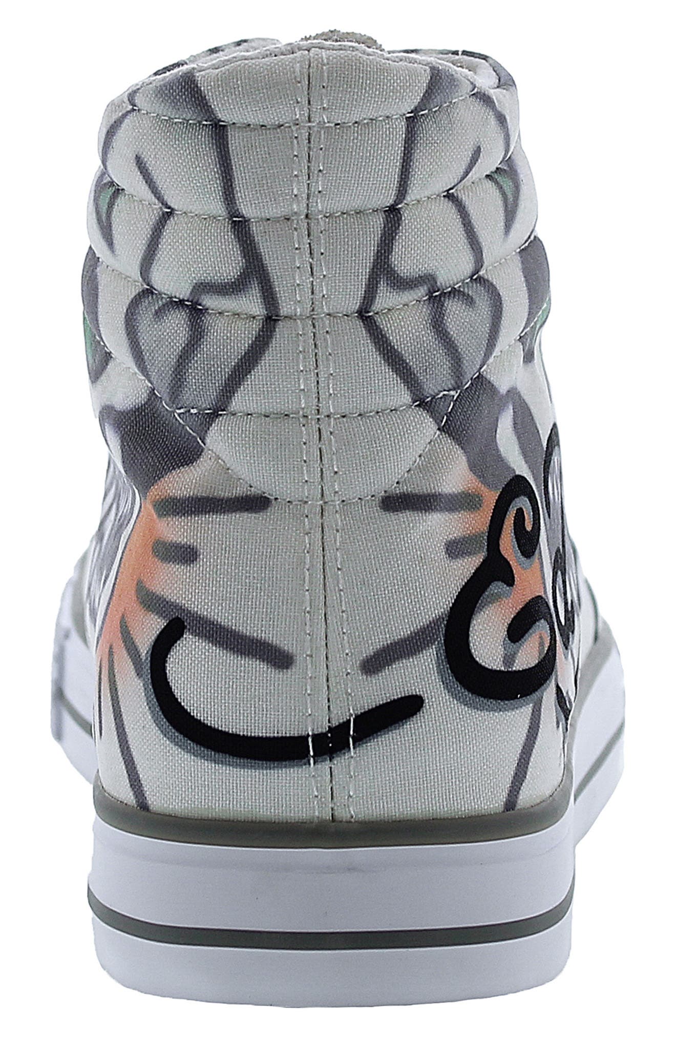 Ed Hardy Tibby Skull Print High Top Sneaker (Men) | Nordstromrack