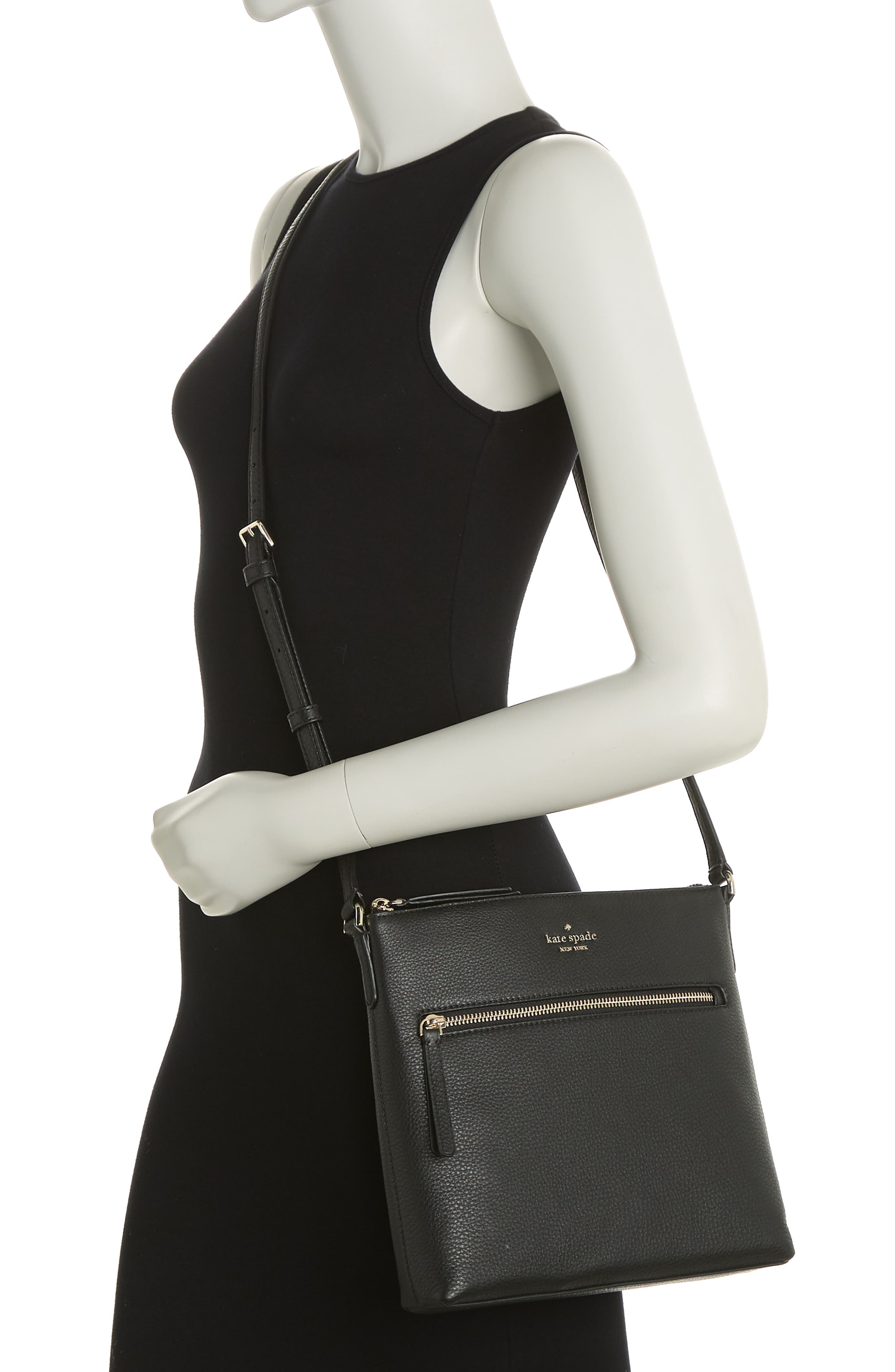 Kate Spade New York jackson top zip leather crossbody bag | Nordstromrack