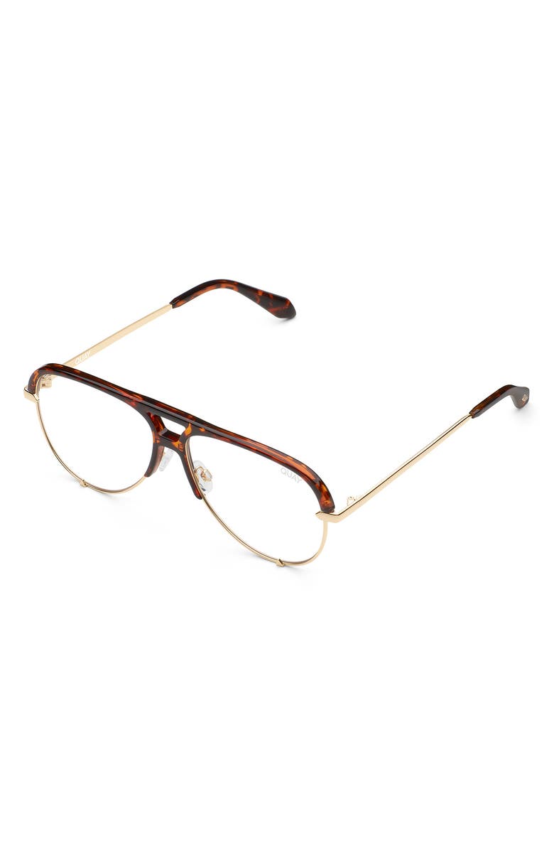 QUAY High Key Mini Remixed 60mm Aviator Sunglasses | Nordstromrack