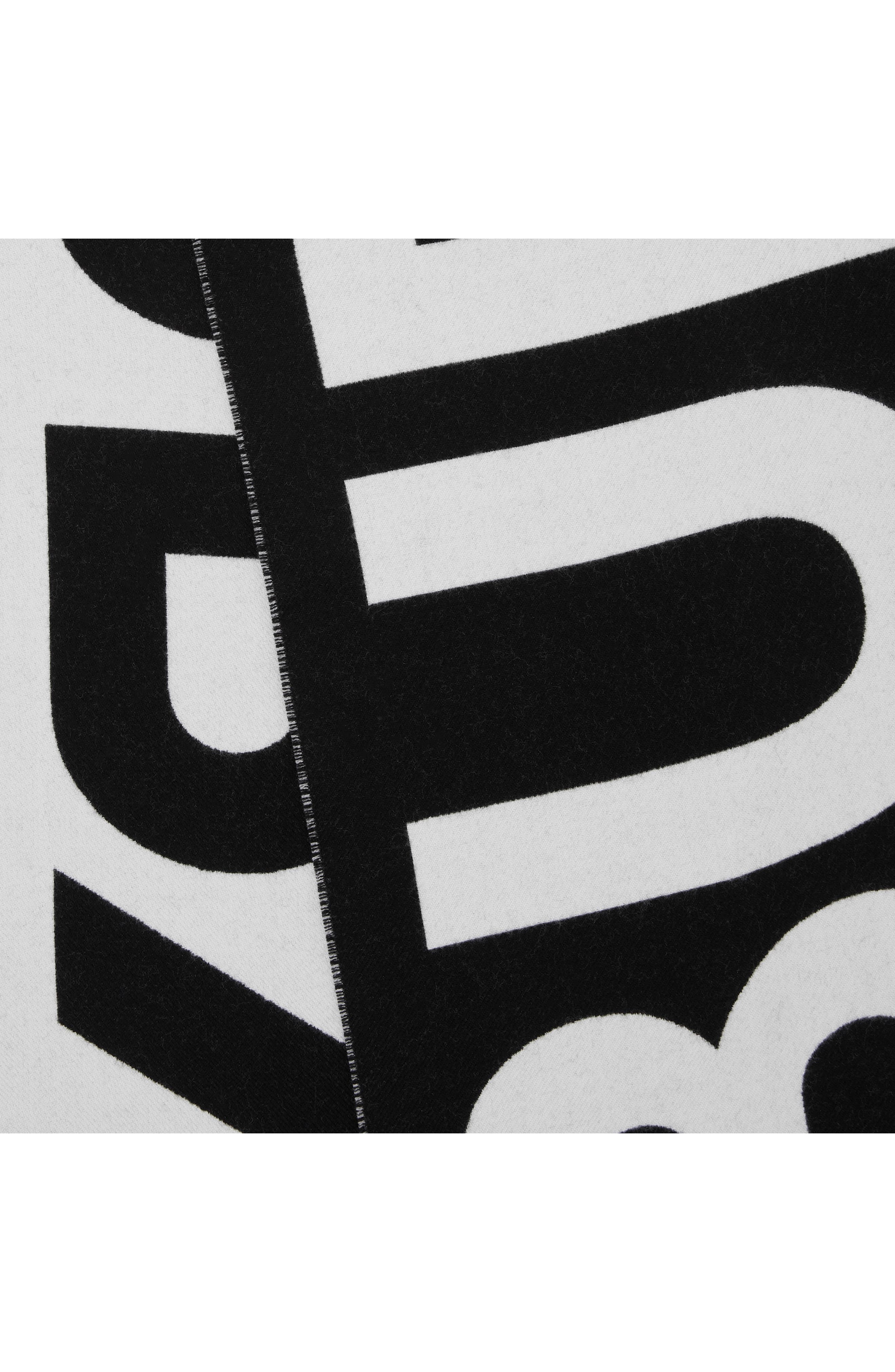 Burberry Logo Jacquard Wool Football Scarf | Nordstrom