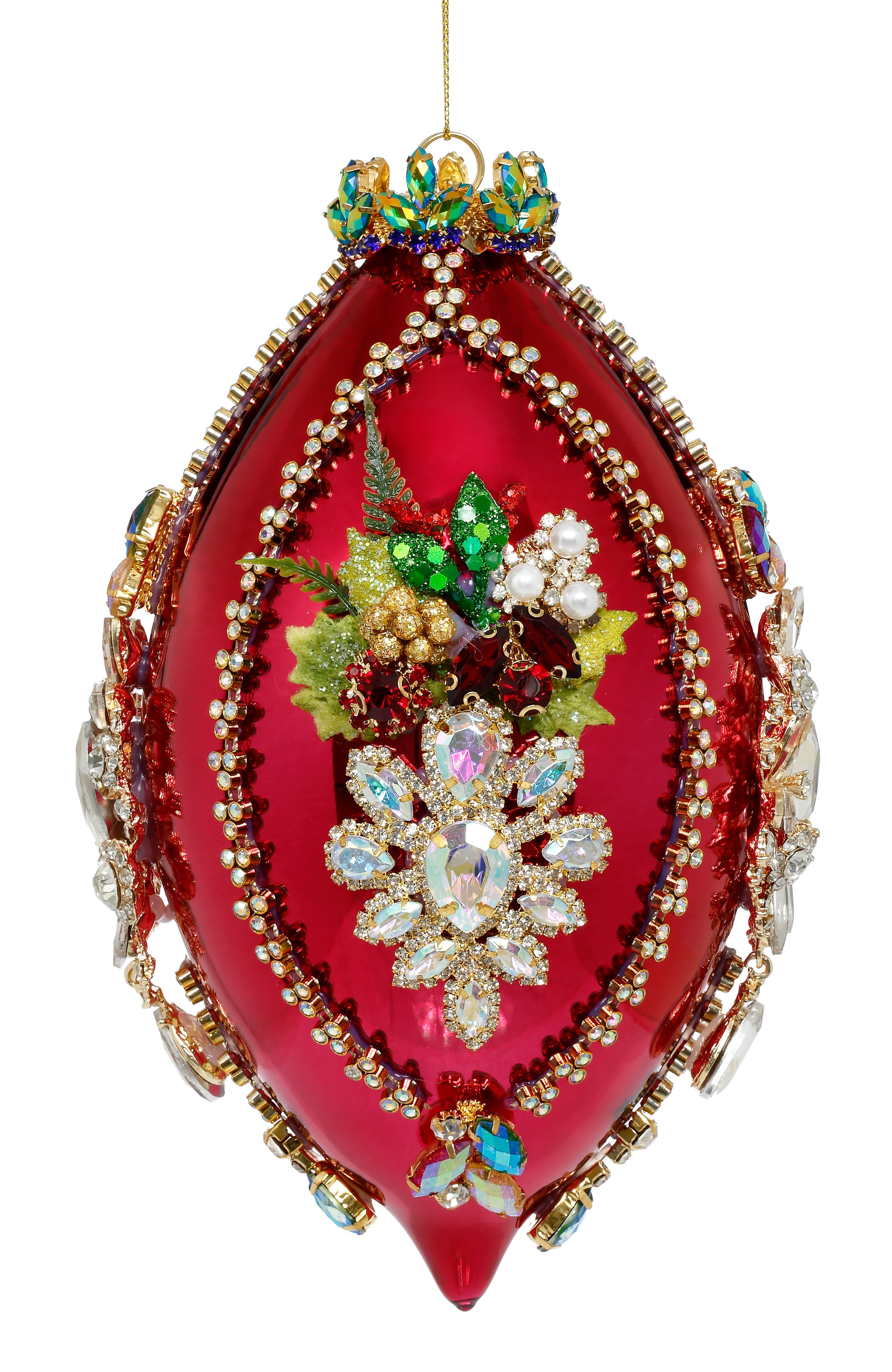Mark Roberts King's Jewel Finial Ornament, Raspberry Shiny | Nordstrom